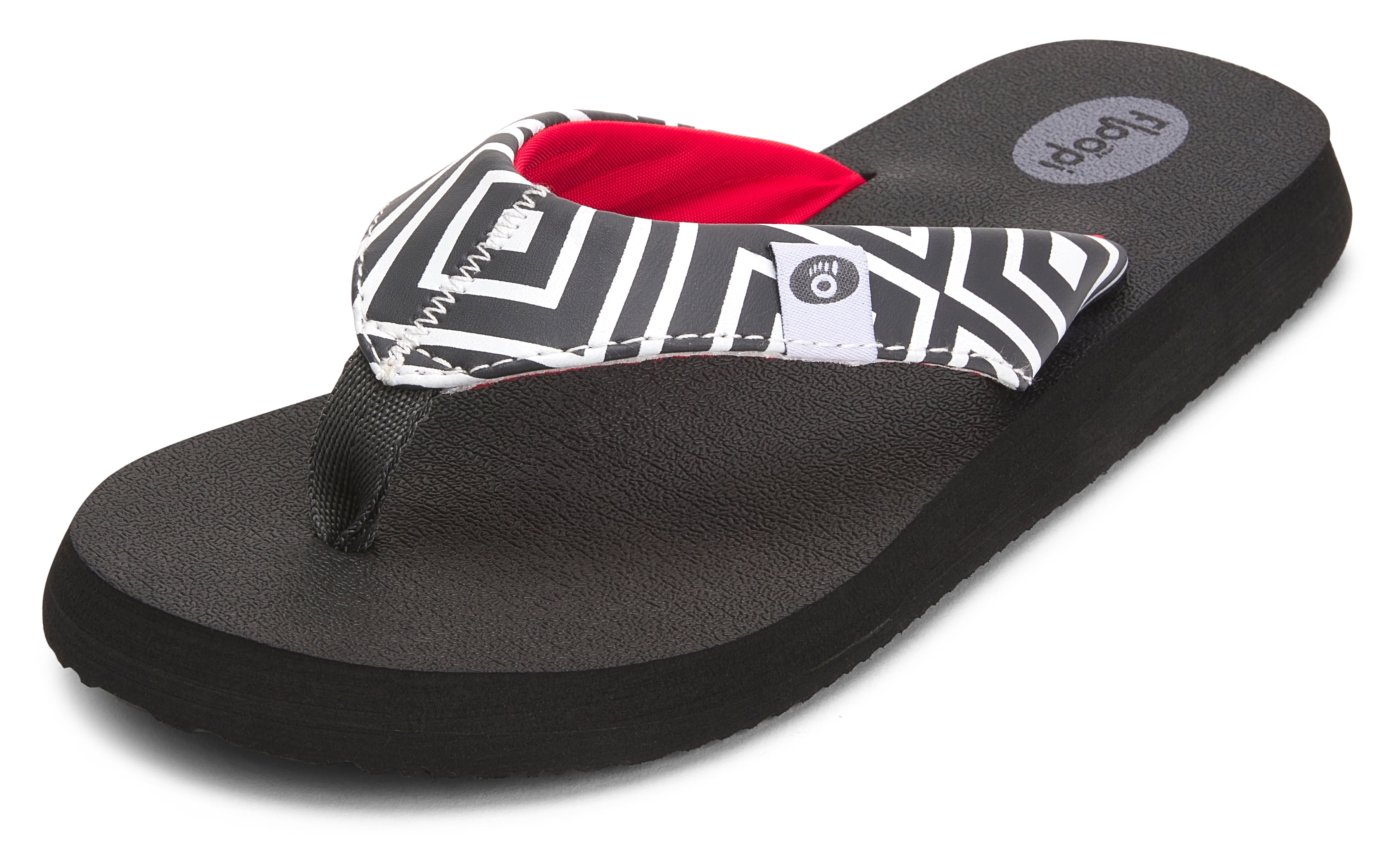 Floopi Classic Summer Flip Flop Thong Sandals for Women Comfort Strap ...