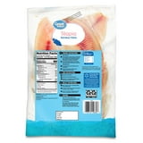Great Value Frozen Tilapia Skinless & Boneless Fillets, 2 lb, Bag ...