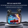 Bluetooth 5.4 Earphones LED Display Waterproof Wireless Earphones with ...