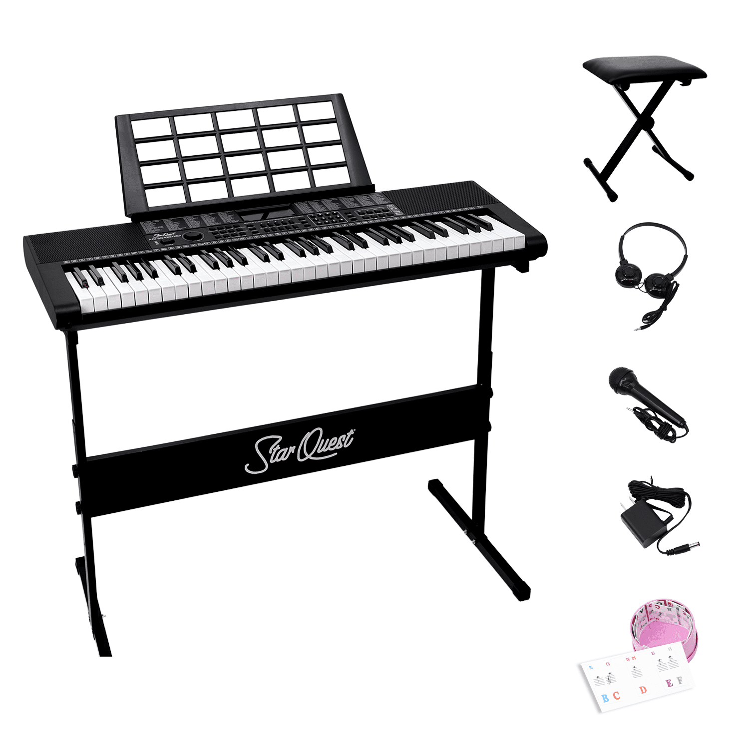 Click here for Starquest 61 Key Portable Electronic Keyboard Pian... prices