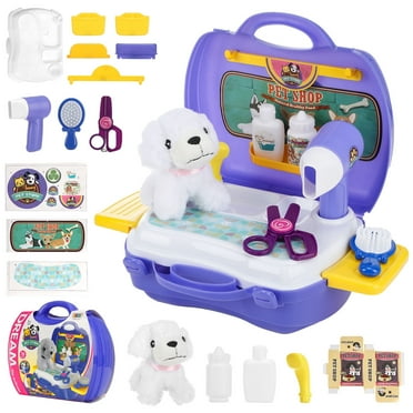 Pet Care Play Set Doctor Kit for Kids, 16 Pcs Doctor Pretend Play Vet ...