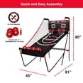 ESPN Pro Competition LED 2-Player Arcade Basketball - Walmart.com