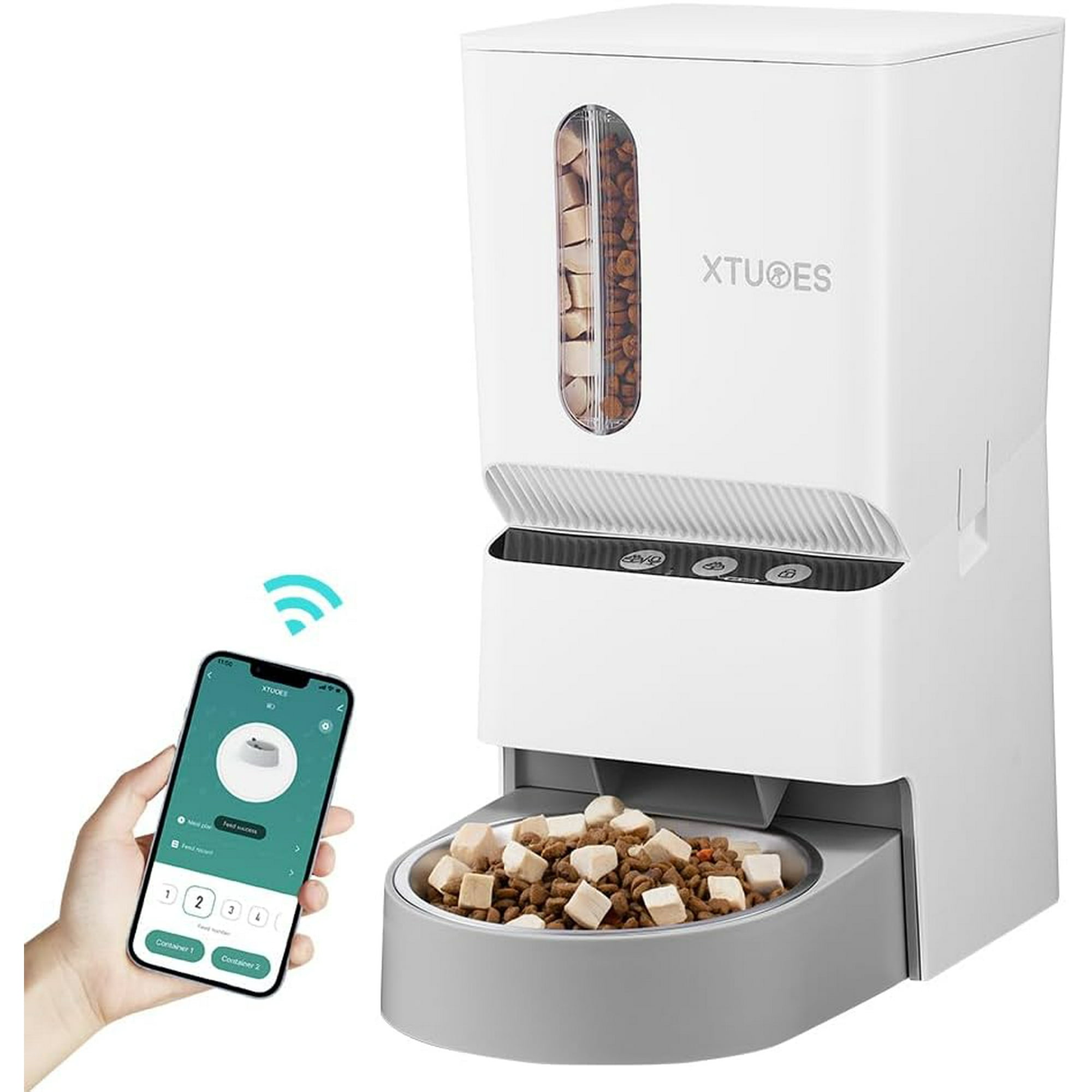 Click here for Ghsdfbb Automatic Cat Food Dispenser double Hopper... prices