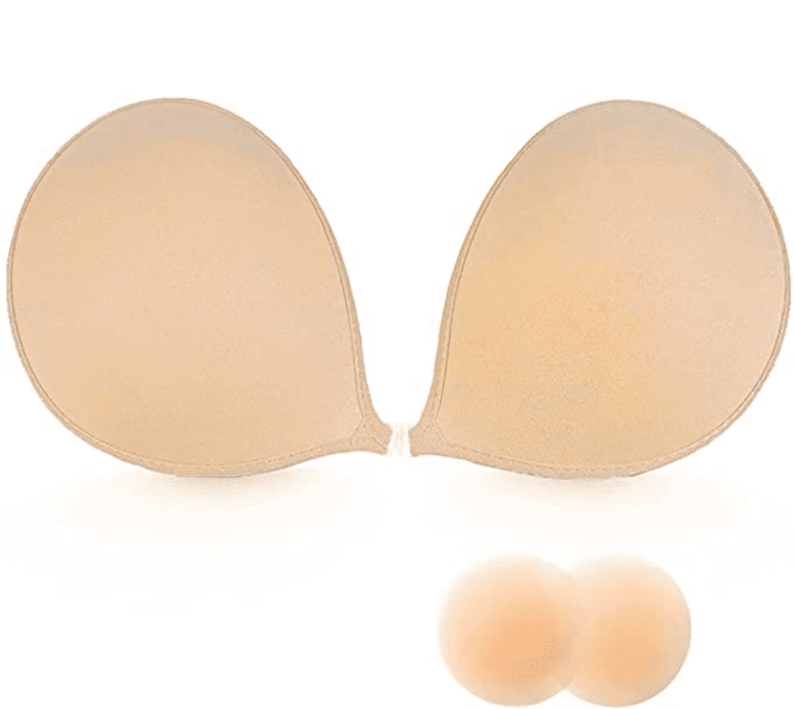Risque Strapless Adhesive Bra - Backless with Reusable Silicone Nipple ...