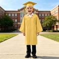 Graduation Gown And Cap For Girls Academic Formal Wear With Pockets ...