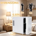 FAWMBEWT 4L Cosmetics Cooler with LED Mirror – Portable Mini ...