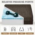 Gel Memory Foam Recliner Cushions with Lumbar Support Pillow for ...