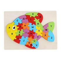 Cartoon Abc Puzzles Block Toy Abc Animal Puzzle Assembly Ability ...