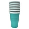 Way To Celebrate Teal Disposable Plastic Cups 16 fl oz 18 Count for ...