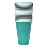 Way To Celebrate Teal Disposable Plastic Cups 16 fl oz 18 Count for ...