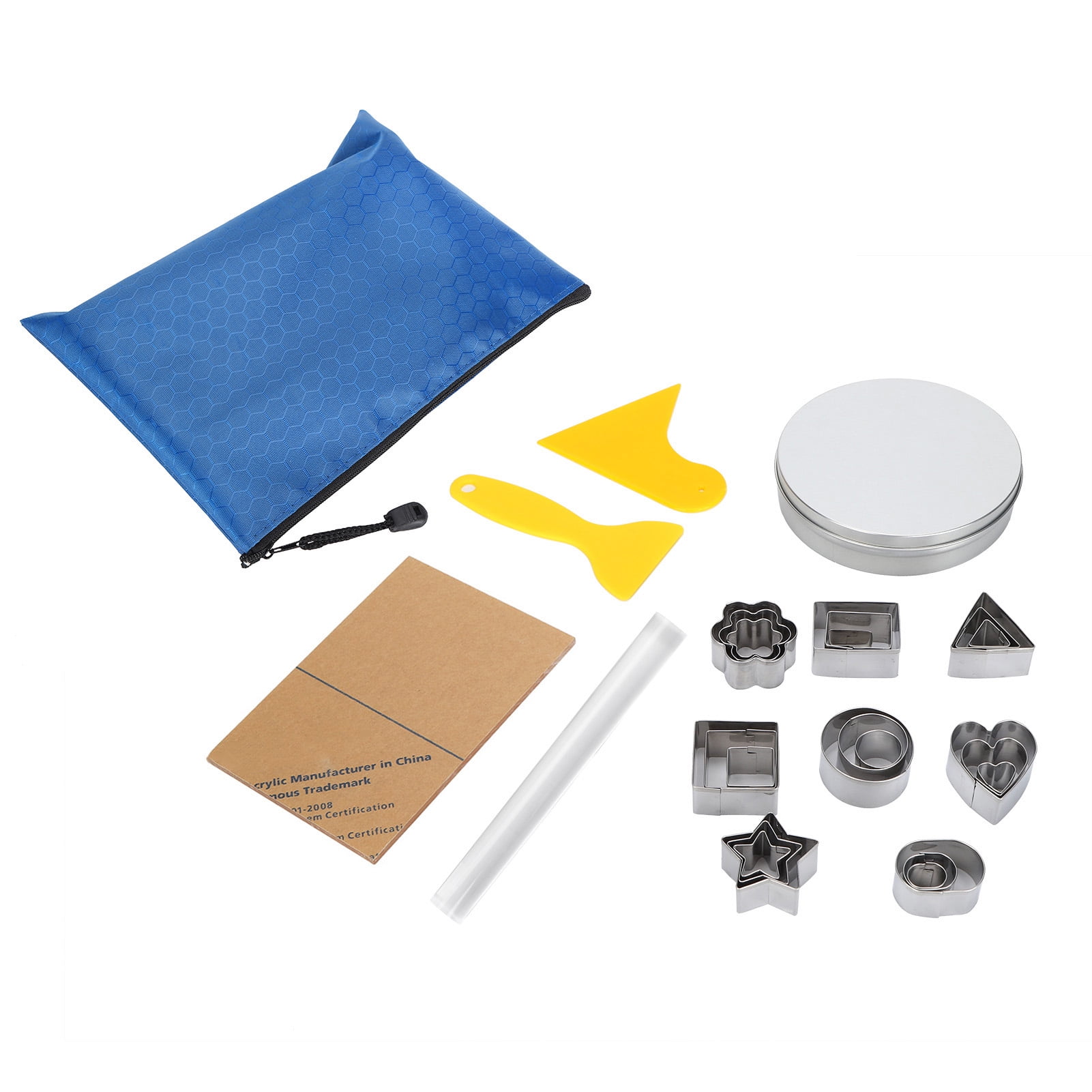 28 Uds molde para recortar arcilla de acero inoxidable hueco forma ...