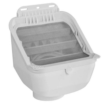 Amerimax Home Products 37043 3 x 4 in. Rainwater Colander - White ...