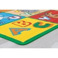 HomeRoots Multi Color nylon Abbey Contemporary Kids Area Rug Abc ...