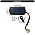 Multifunction Motorcycle LCD Meter Including Speed Mileage Fuels Levels ...