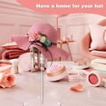 Acrylic Hat Display Stand 3 Pack- Thickened Base for Helmet, Wig ...