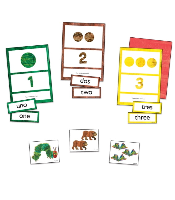 World of Eric Carle(tm) Numbers Learning Cards (Other) - Walmart.com ...