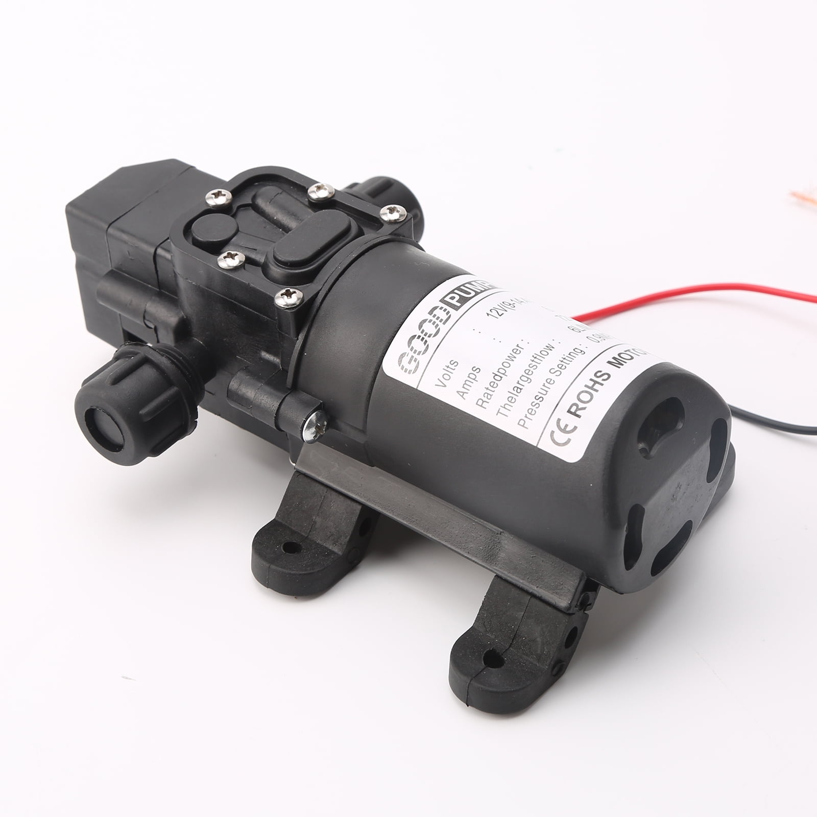 Buy 12V Water Pump 70W 6L/Min Self Priming Pump Diaphragm Pump with ...