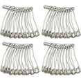 100Pcs Curved Safety Pins Size 3, 2" / 50mm Quilting Basting Pins, Bent ...