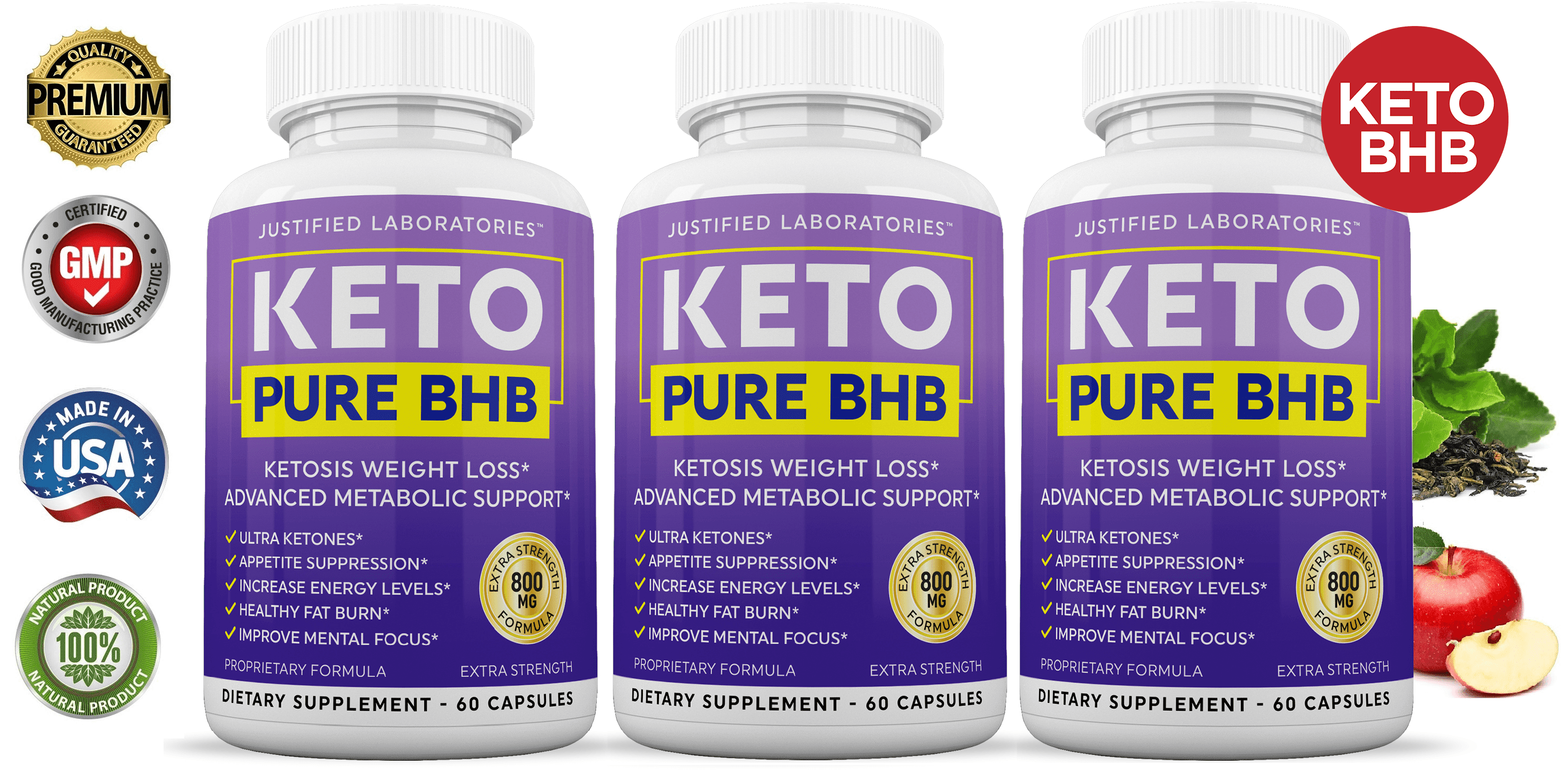 Keto Pure Bhb Pills Advanced Real Bhb Boost Ketogenic Supplement