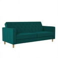 CosmoLiving Liberty Futon with Storage, Green Velvet - Walmart.com