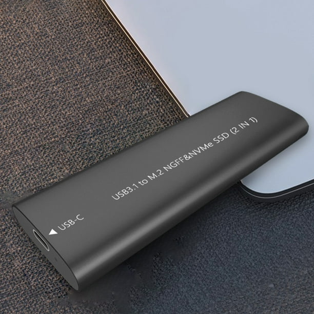 M.2 NGFF/MVMe SSD a USB 3.1 Caja SSD externa NVME PCIE Mobile M2 SSD ...