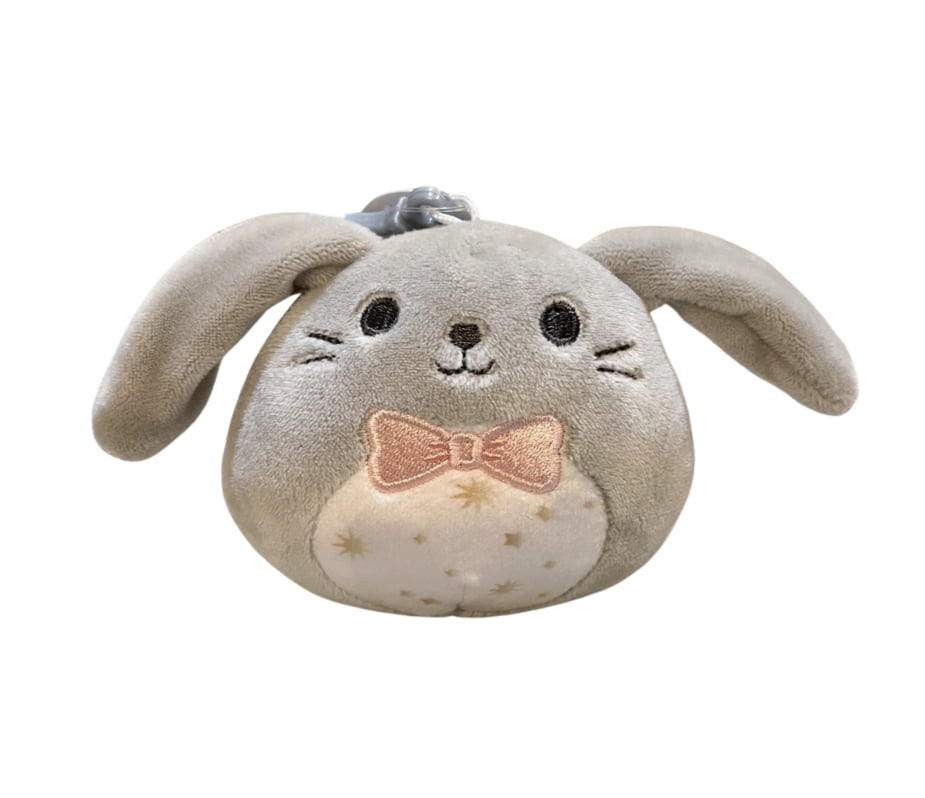 Squishmallows 3.5" Back Pack Clip Blake the Bunny with Bowtie ...