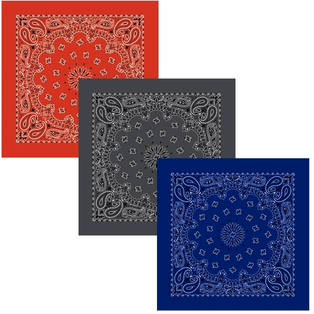 Made in USA Unisex Paisley 100% Cotton Washable & Reusable Multi ...