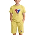 Boys & Girls 3-15Y Stylish Tracksuit Set Comfy 2026 Summer 4th of July ...