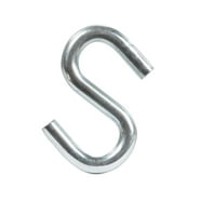 Hampton Small Zinc-Plated Silver Steel 4.875 in. L Rope Binding Hook ...