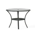 Kala Outdoor Wicker Bistro Table, Grey - Walmart.com