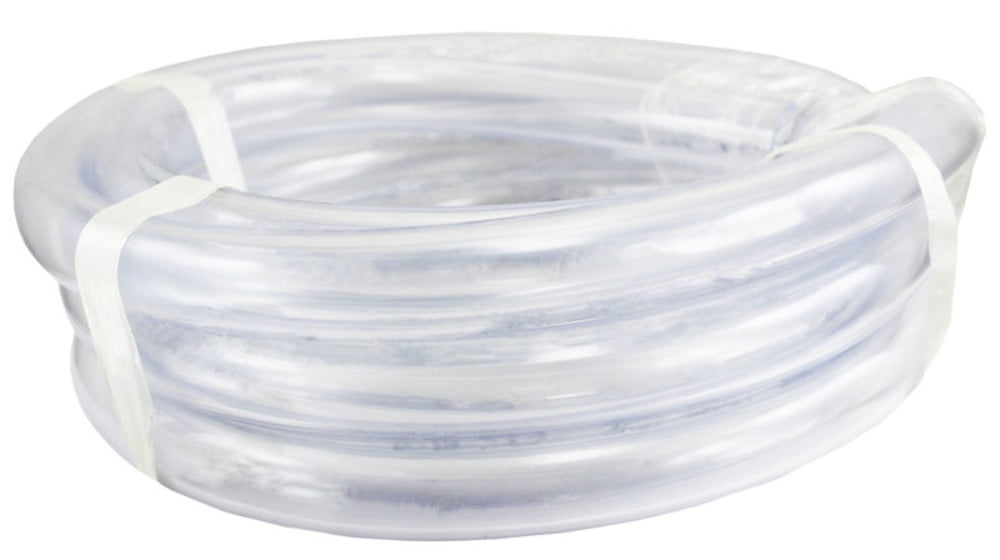 25 Ft x 5/16" ID Low Pressure Clear Flexible PVC Tubing Heavy Duty UV ...