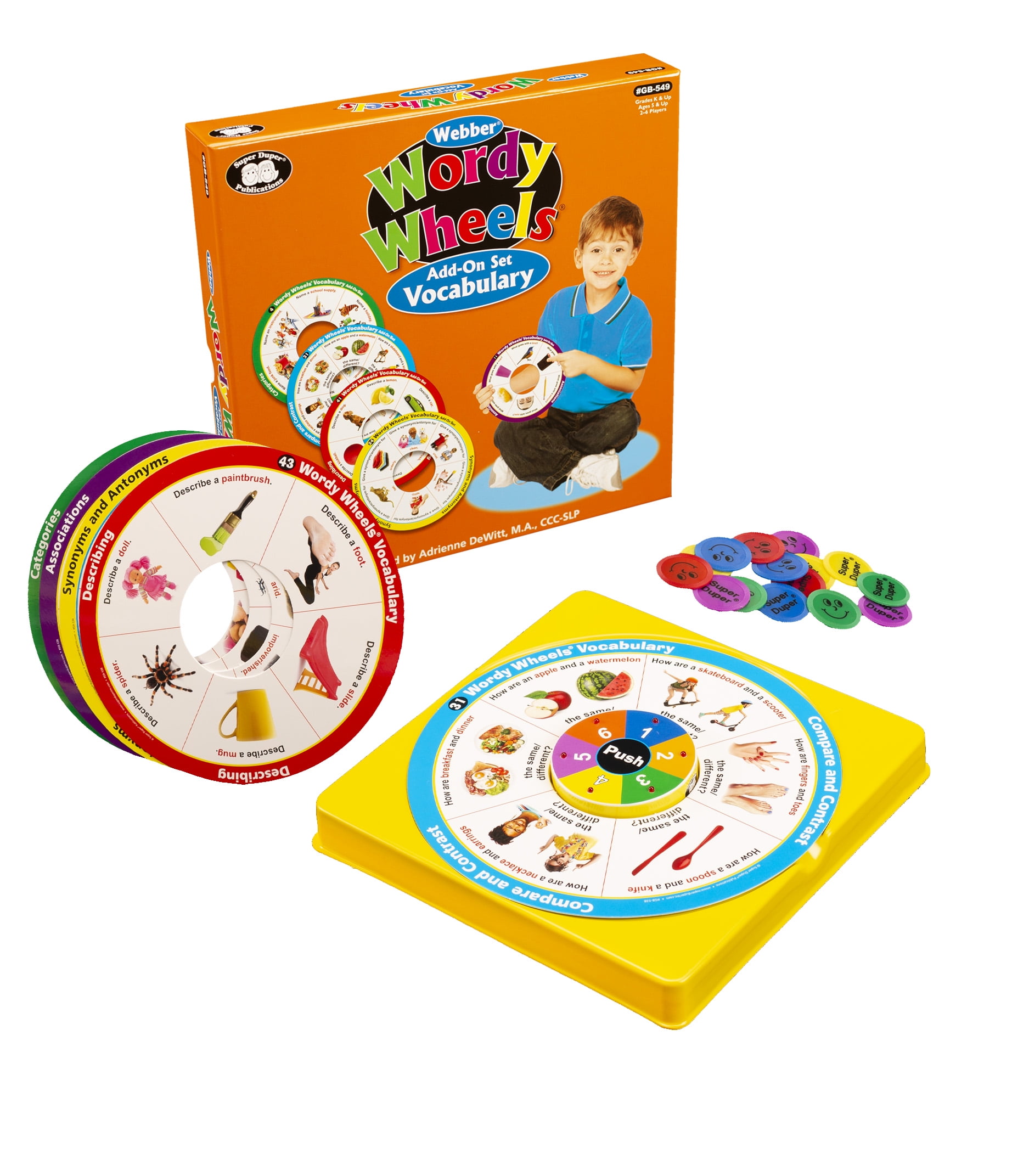 Super Duper Publications | Webber® Wordy Wheels® Vocabulary Electronic ...