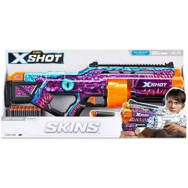 XSHOT Skins Lock Blaster (16 Darts) Air Pocket Technology Outdoor Foam ...