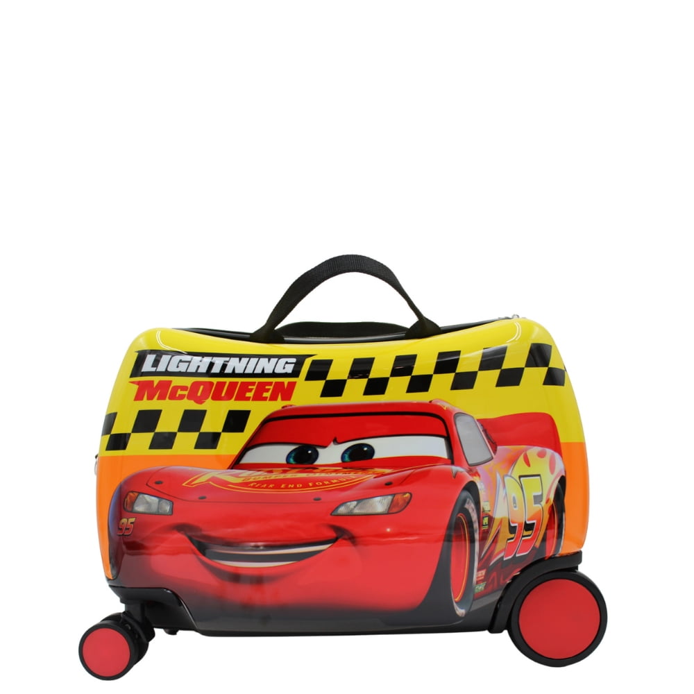 Disney Cars Let's Boys Ride On Luggage Red - Walmart.com