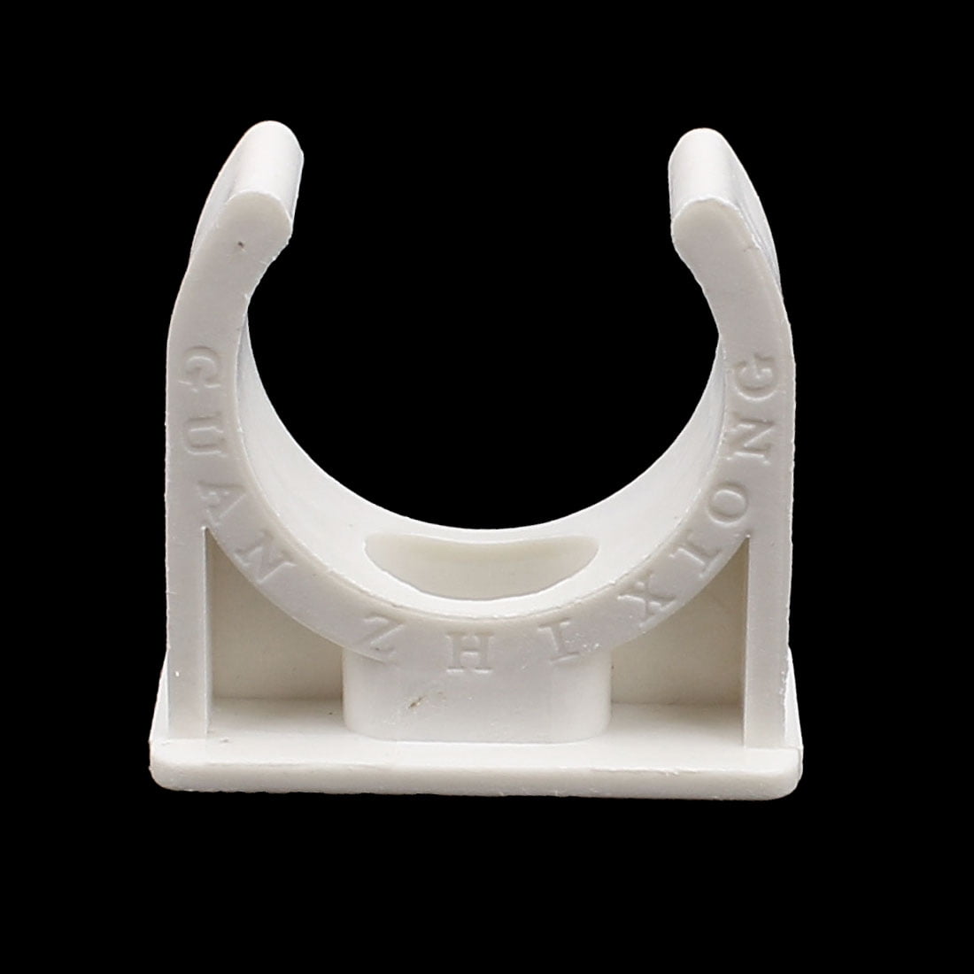 6PCS 25mm Diameter White PVC Water Tube Pipe Hose Fitting Clamps Clips ...