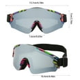 TOUMENY Windproof Ski Goggles, Professional Anti-Fog UV Protection ...