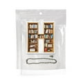 TOUMENY 26 Letter Acrylic Keychain Pendant, Vibrant Alphabet Bookshelf ...