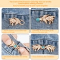 6 Sets 3 Colors Alloy Snap Lock Clasps with Mixed Color Enamel Bird ...