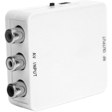 RCA to RF Converter, AV to RF Video Adapter Support 1920 x 1080 60FPS ...