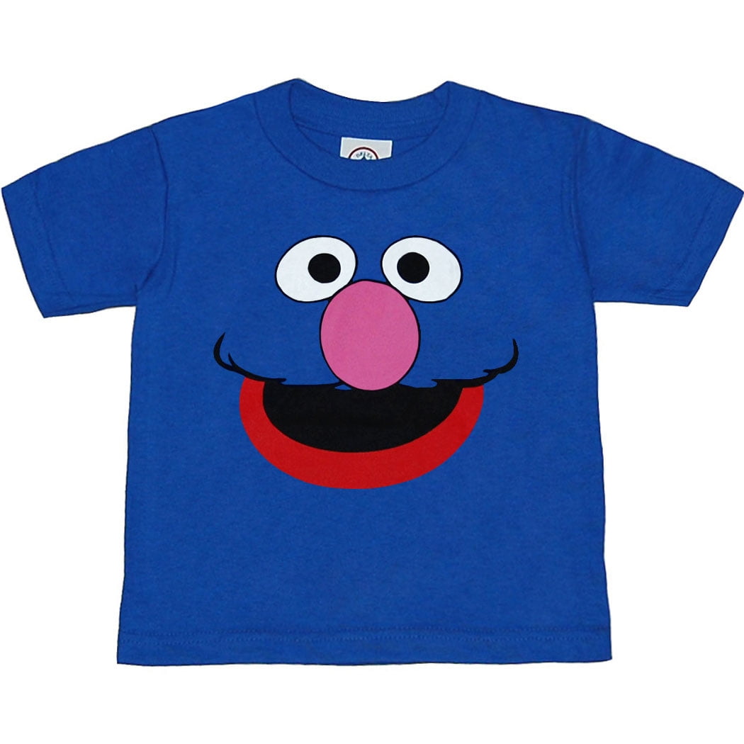 Sesame Street - Sesame Street Grover Face Toddler T-Shirt - Walmart.com ...