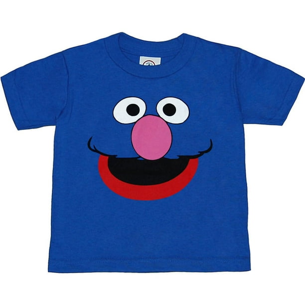 Sesame Street - Sesame Street Grover Face Toddler T-Shirt - Walmart.com ...