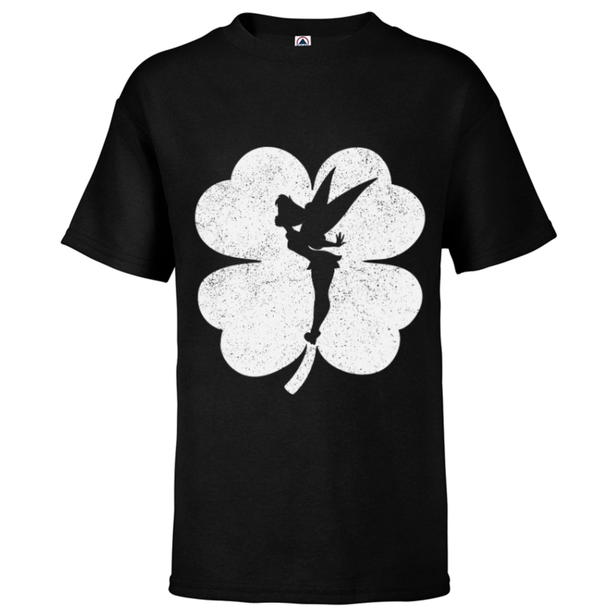Disney Tinker Bell Shamrock Silhouette St. Patrick's Day - Short Sleeve ...