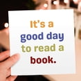 3drose, Its a Good Day to Read a Book Colored, 6 Greeting Cards with ...