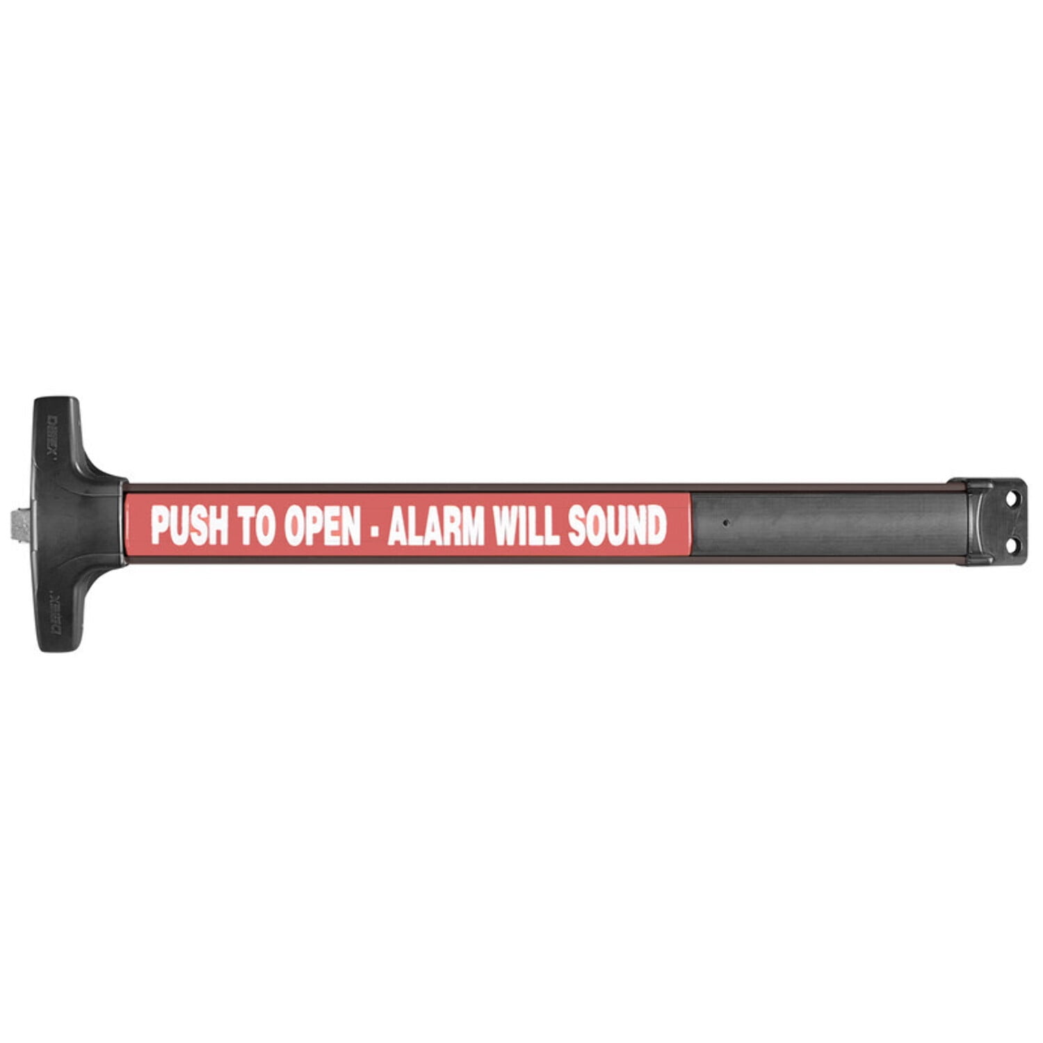 Detex V40 EB LD 711 99 36 Value Series Wide Stile Rim Exit Device Less Dogging 99 Surface Strike ...