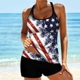Hawee Womens American Flag Swimsuit Bikini 4th Of July Bathing Suit Usa