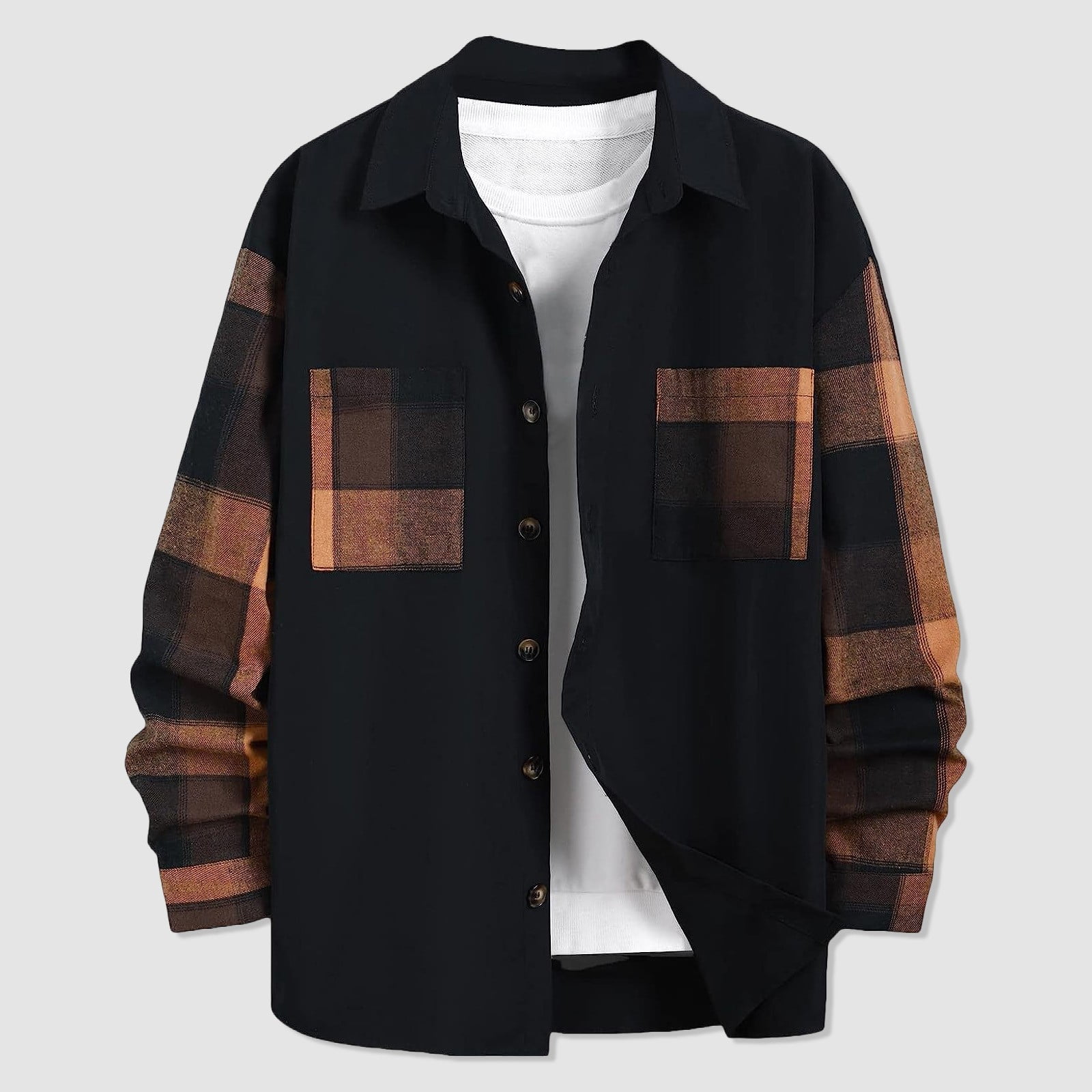 Click here for Aherbiu Mens Plaid Hoodies Sweatshirts For Men But... prices