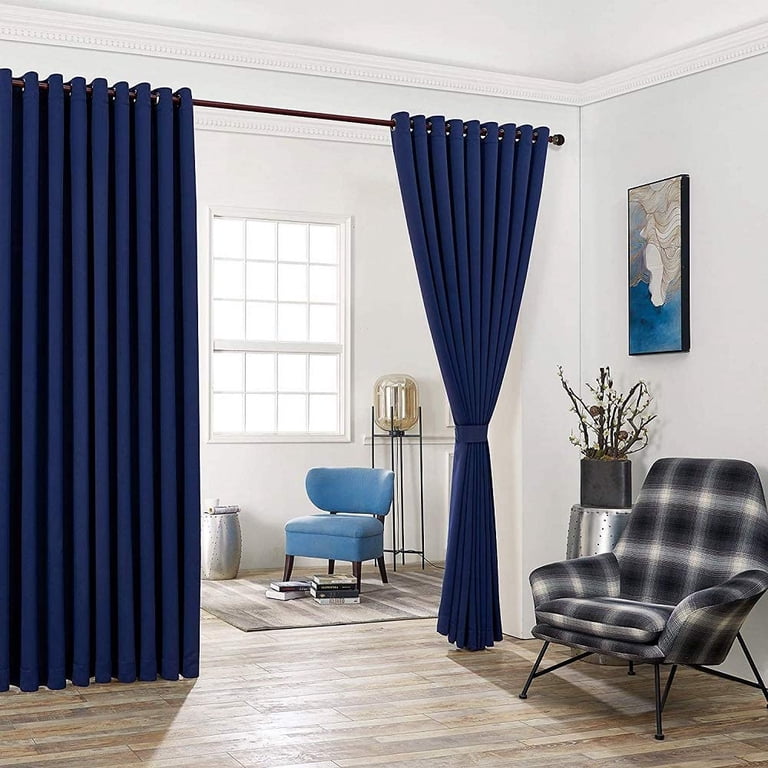 Navy Blue Drapes And Curtains