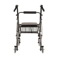 DMI Ultra Lightweight Rollator, Titanium, Aluminum, Adjustable HSA/FSA ...