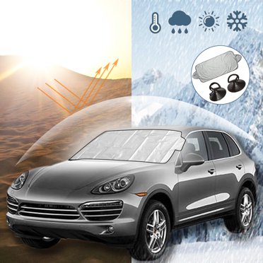 Weathershield Windshield Wrap - Car Snow Cover - All Weather Magnetic ...