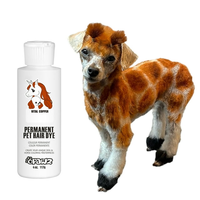 OPAWZ Permanent Dog Hair Dye, Pet Hair Dye Safely Used by Grooming ...